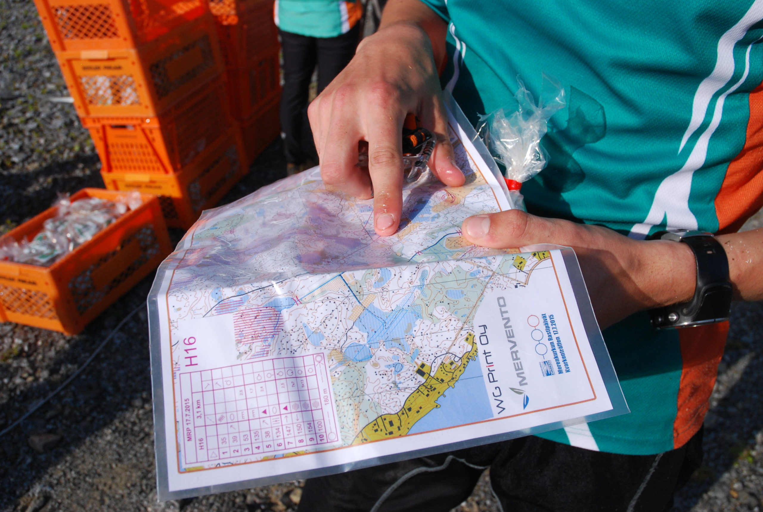 Öjen H16-karta – Kvarkentrio